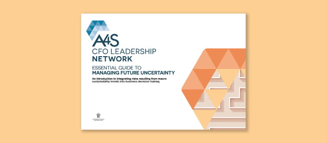 A4S Essential Guide Series: Managing Future Uncertainty A4S Essential Guide Series: Managing Future Uncertainty